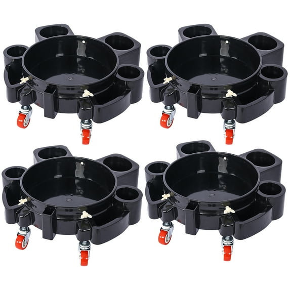 Bucket Dolly 5 Gallon Rolling Bucket Dolly with 5 Rolling Swivel ...