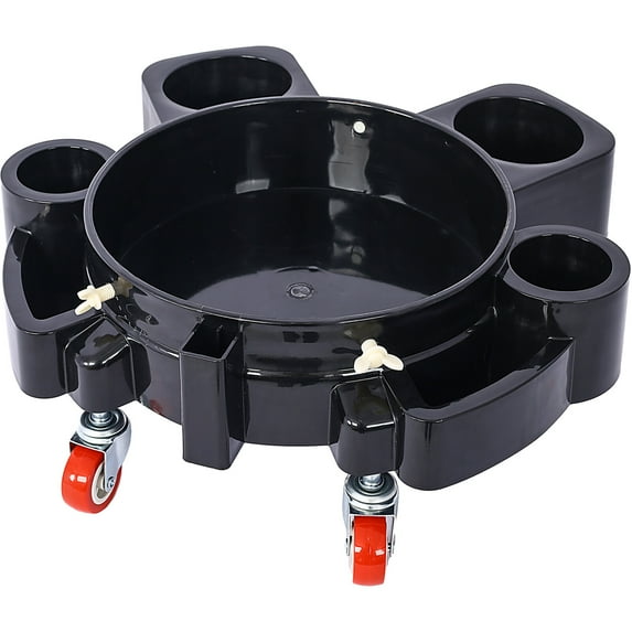 Bucket Dolly 5 Gallon Rolling Bucket Dolly with 5 Rolling Swivel ...