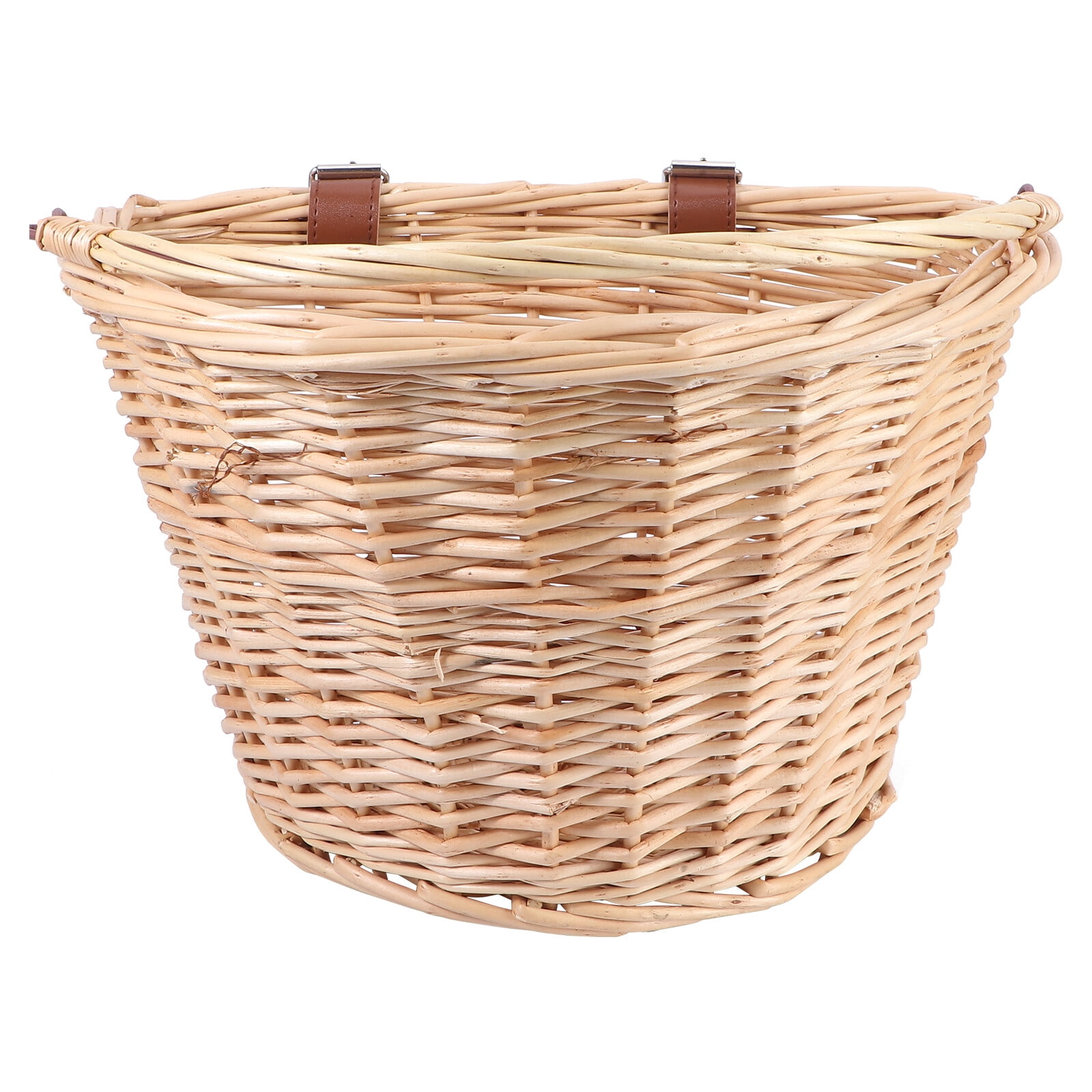 Bucket Electric Car Front Rattan Basket Wicker Food Basket Children ...