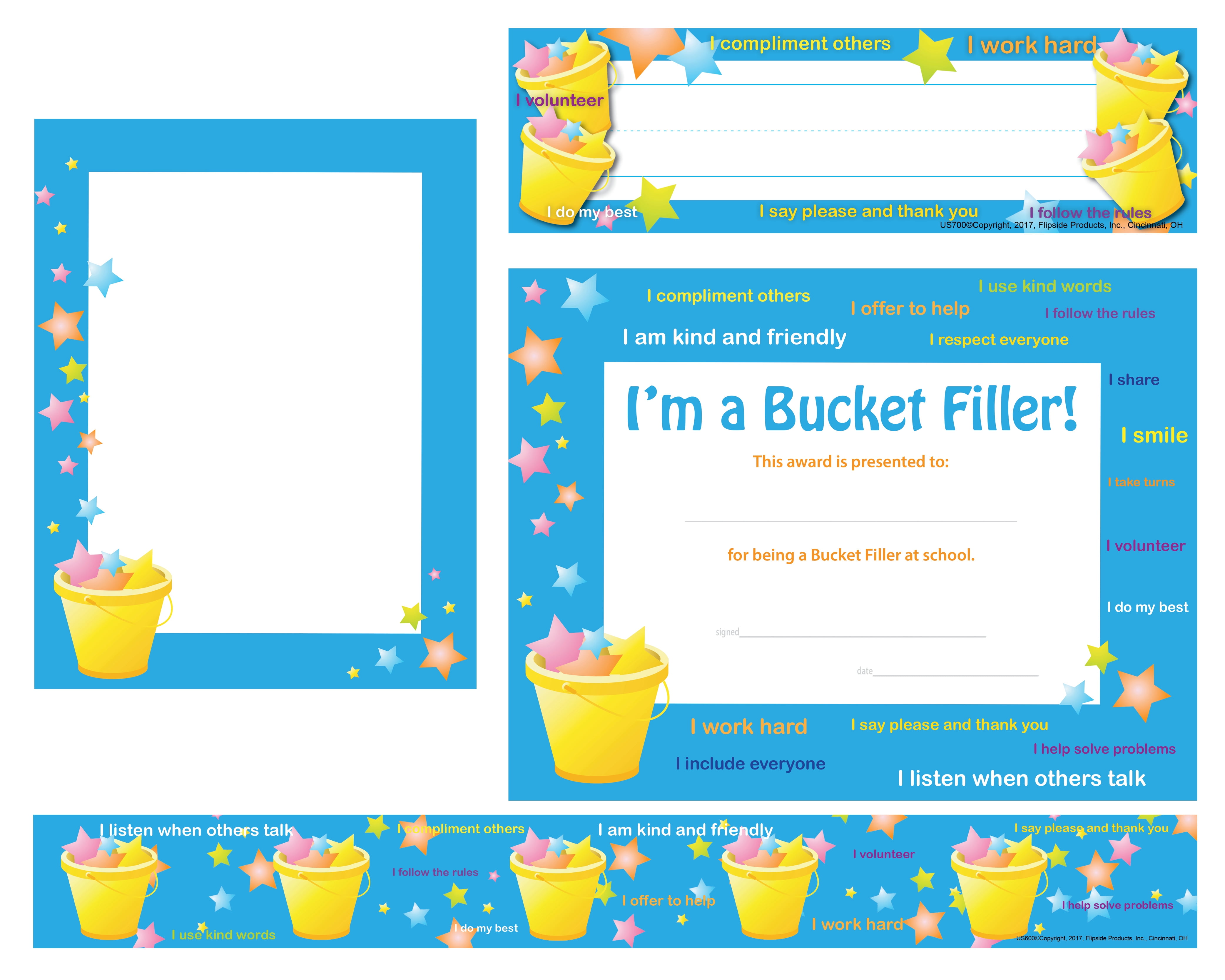 Bucket Filler Classroom Theme Combo Set - Walmart.com