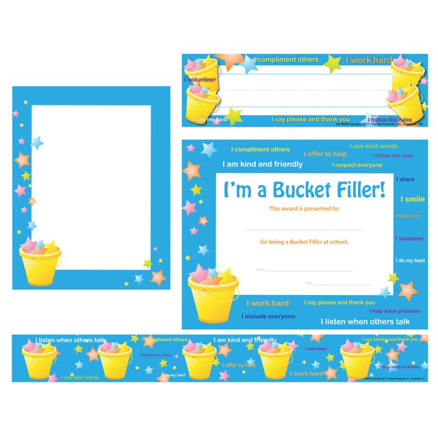 Bucket Filler Classroom Theme Combo Set - Walmart.com