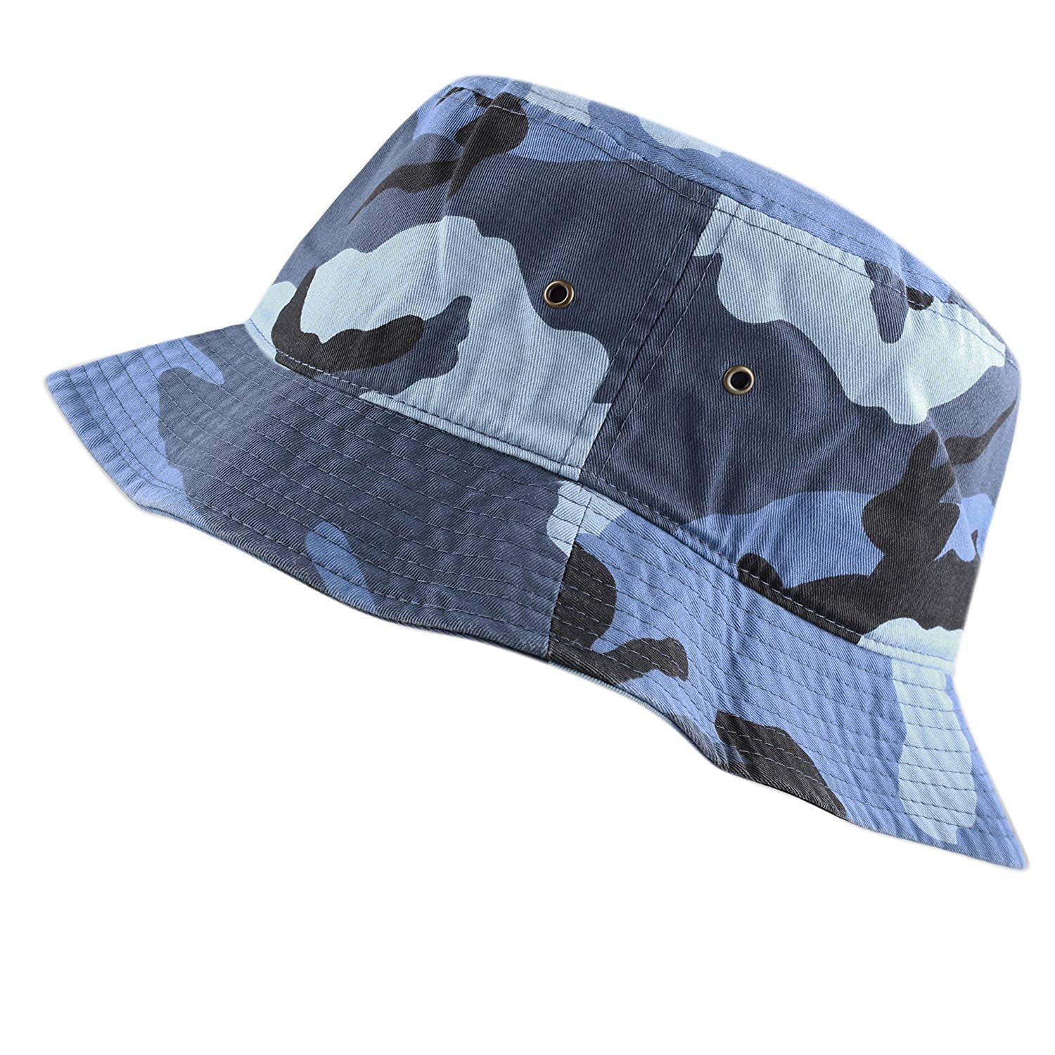 Bucket Hat 100% Cotton Packable Summer Travel - Walmart.com