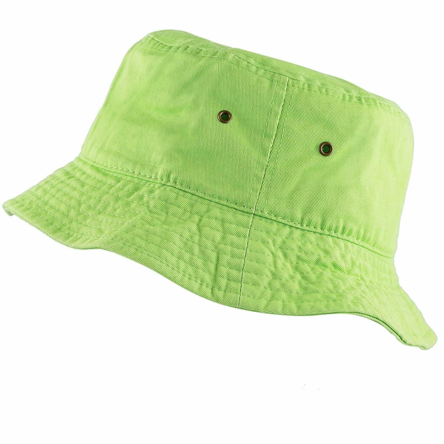 Bucket Hat 100% Cotton Packable Summer Travel - Walmart.com