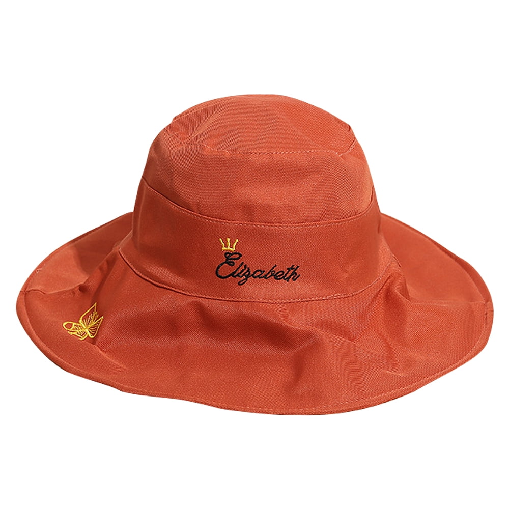 Bucket Hat Cotton Smile Beach Hats Summer Travel Sun Hat Outdoor Cap ...
