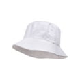 Bucket Hat For Men Women - Cotton Packable Fishing Cap, White S/M ...