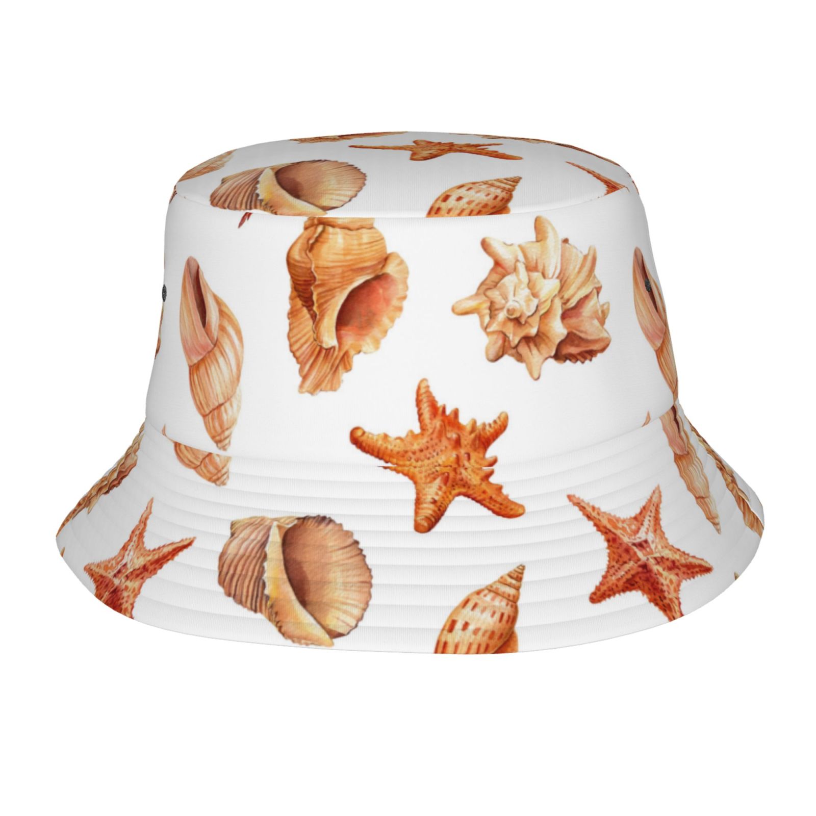Bucket Hat for Men Women, Conch Shell No.J926 Breathable Sun Hat Summer ...