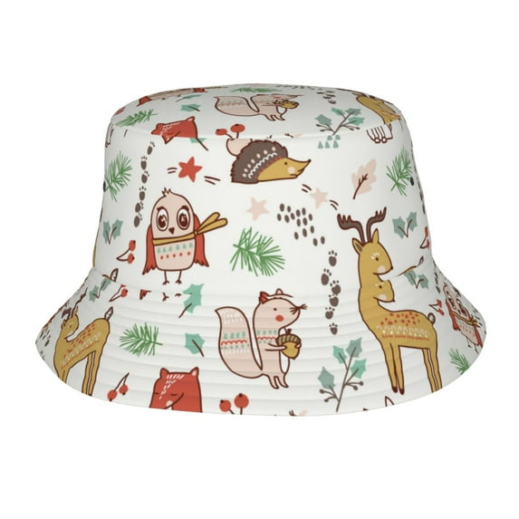Bucket Hat for Men Women, Cute little animals Breathable Sun Hat Summer ...