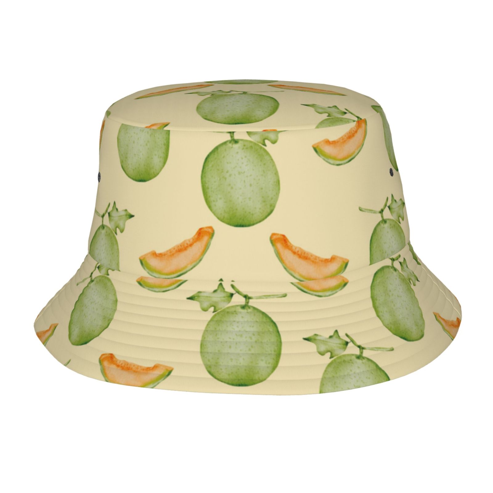 Bucket Hat for Men Women, Funny Sweet Cantaloupe Breathable Sun Hat ...