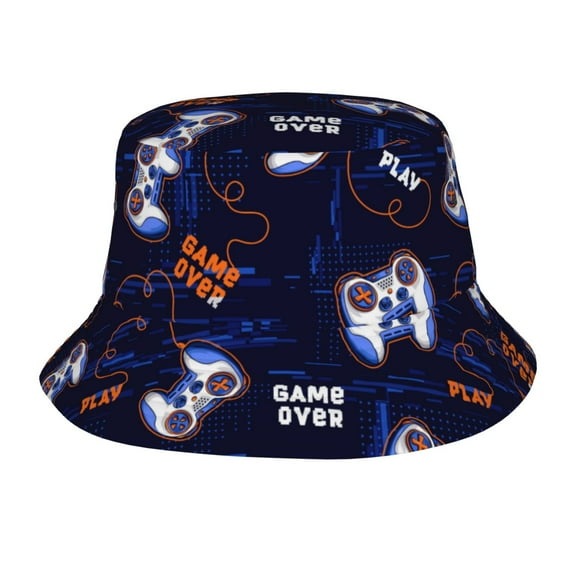 Bucket Hat for Men Women, Game Pads Breathable Sun Hat Summer Beach ...