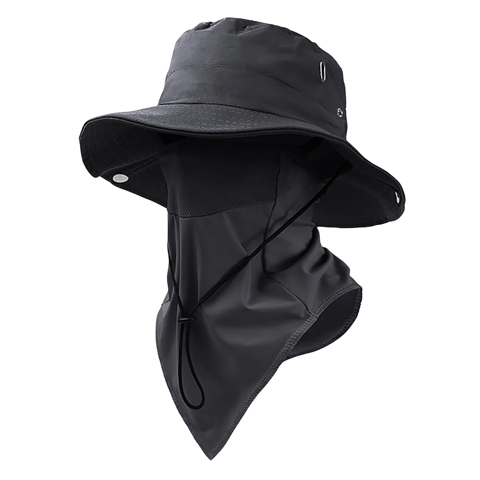 Bucket Hat Sun Protection, Outdoor Fishing Hat, 6-in-1 Detachable Face ...