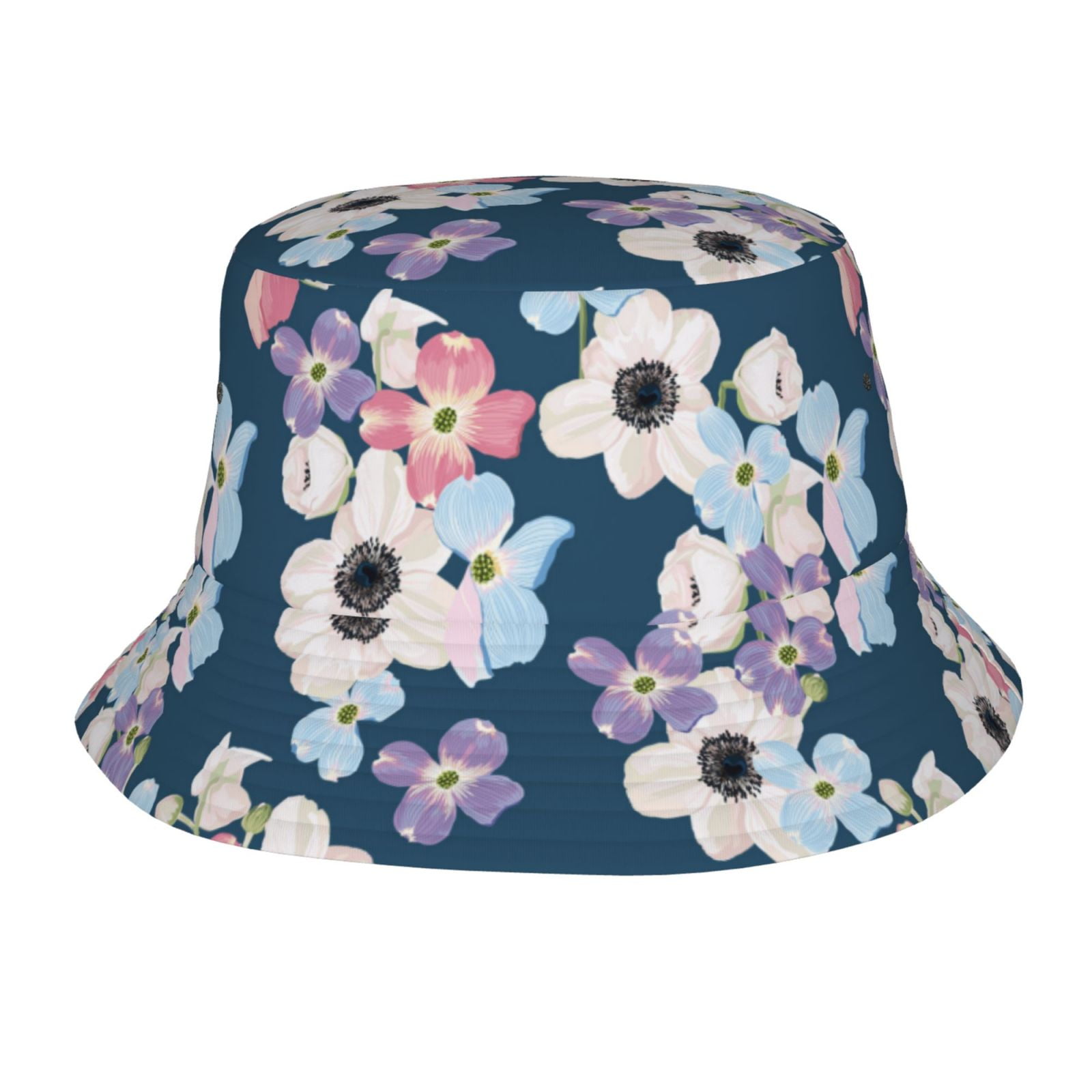 Bucket Hat for Men Women, Flowers Breathable Sun Hat Summer Beach Hats ...