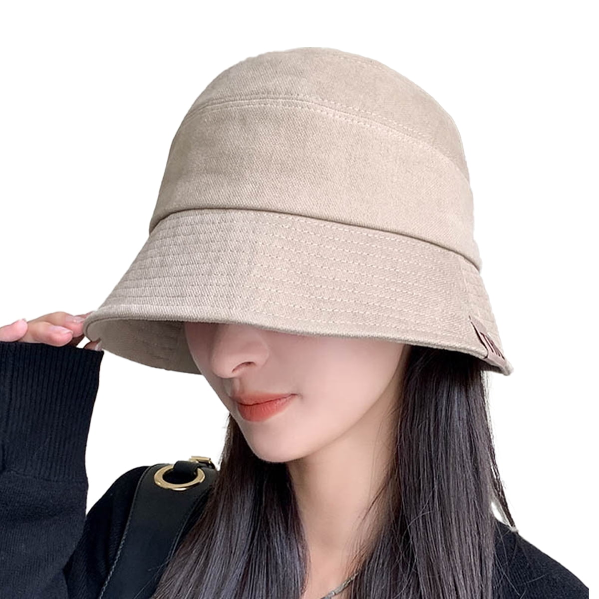 Bucket Hat for Women Cotton Style Bucket Hat Unisex Trendy Lightweight ...