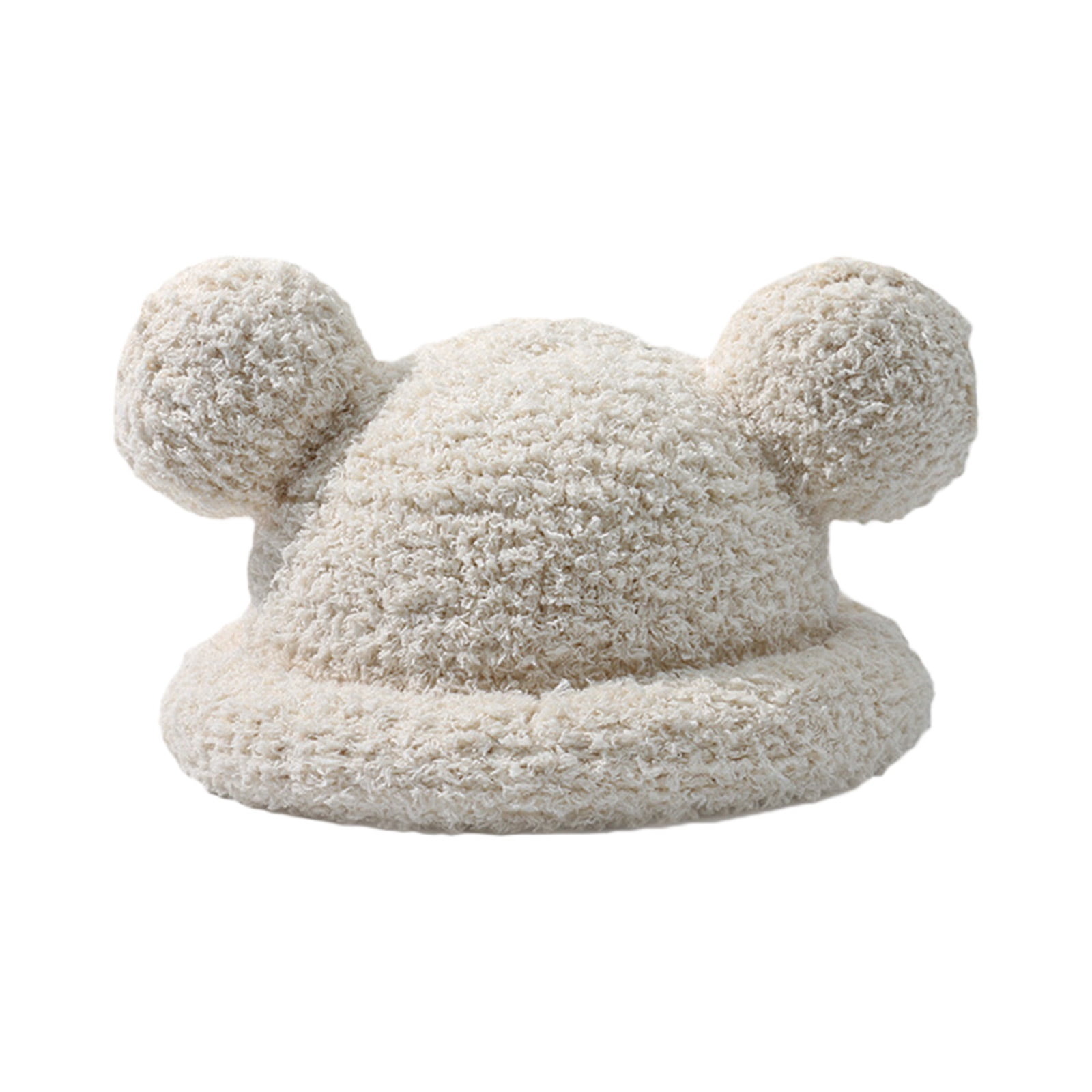 Bucket Hat for Women Men for Ear Shape Foldable Plush Winter Fisherman ...