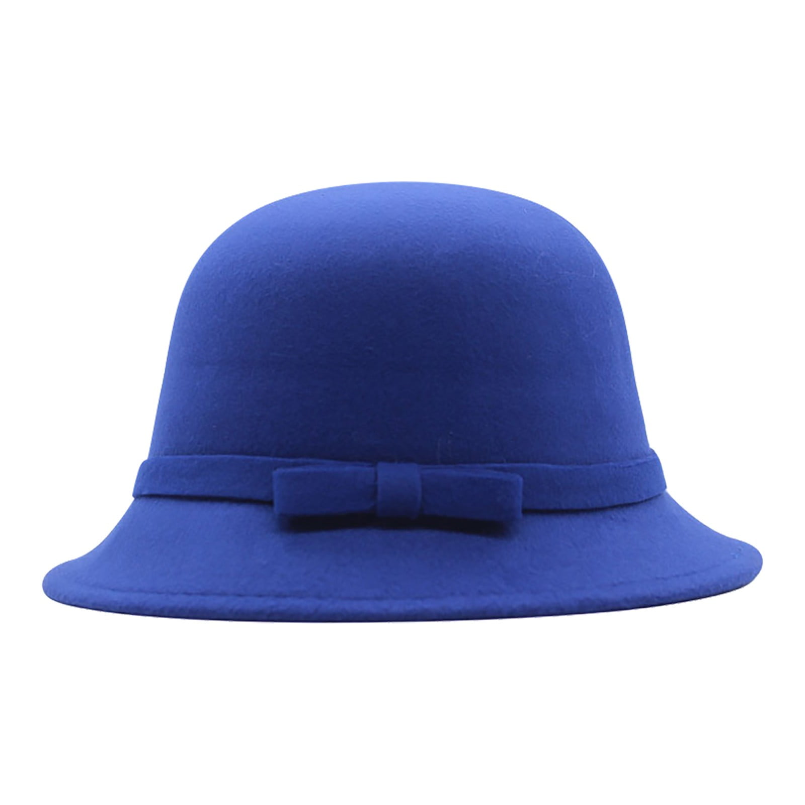 Bucket Hats For Men Women 1920s Bucket Cloche Hat Winter Faux Wool ...