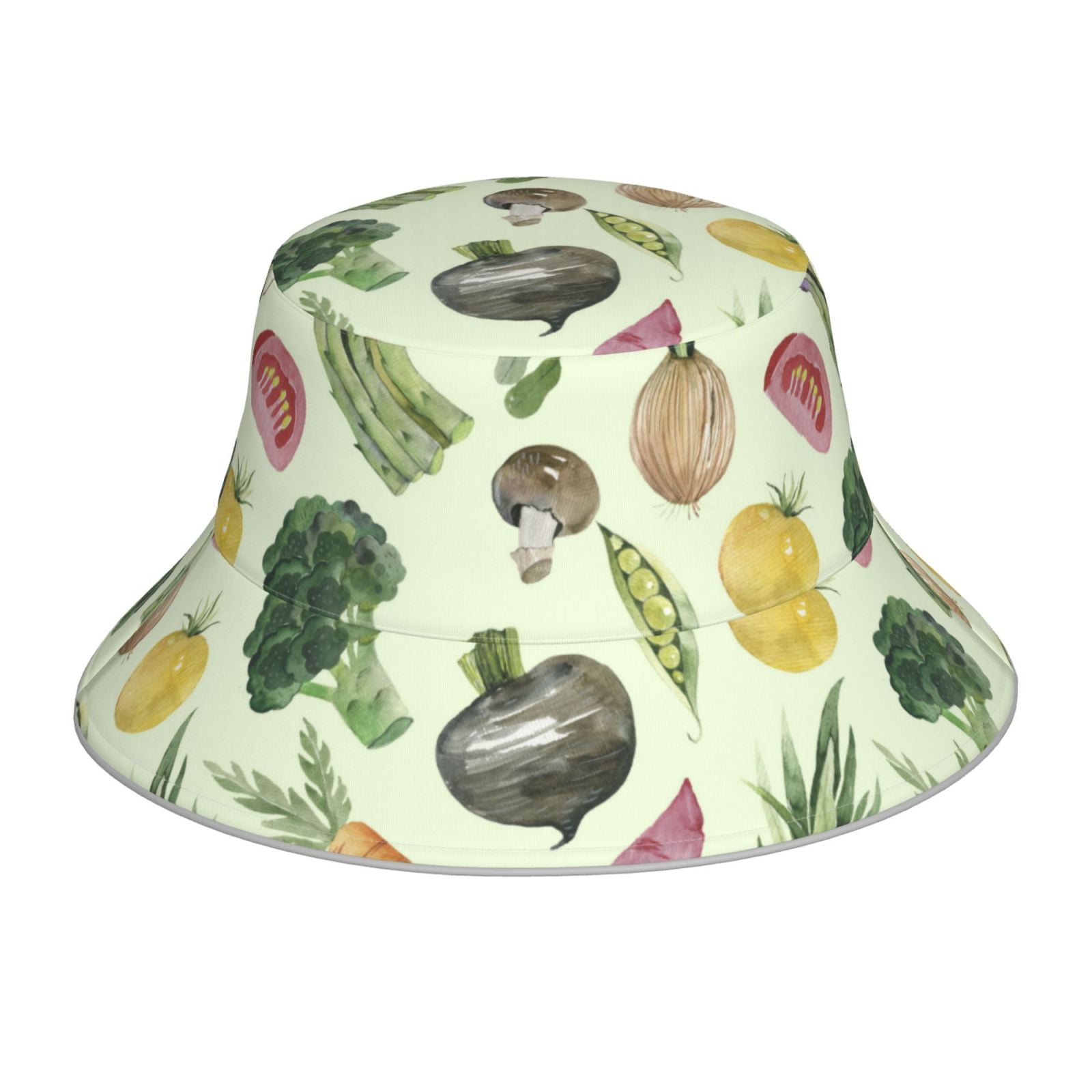 Bucket Hats for Men Woman - Asparagus Print vegetable Reversible ...