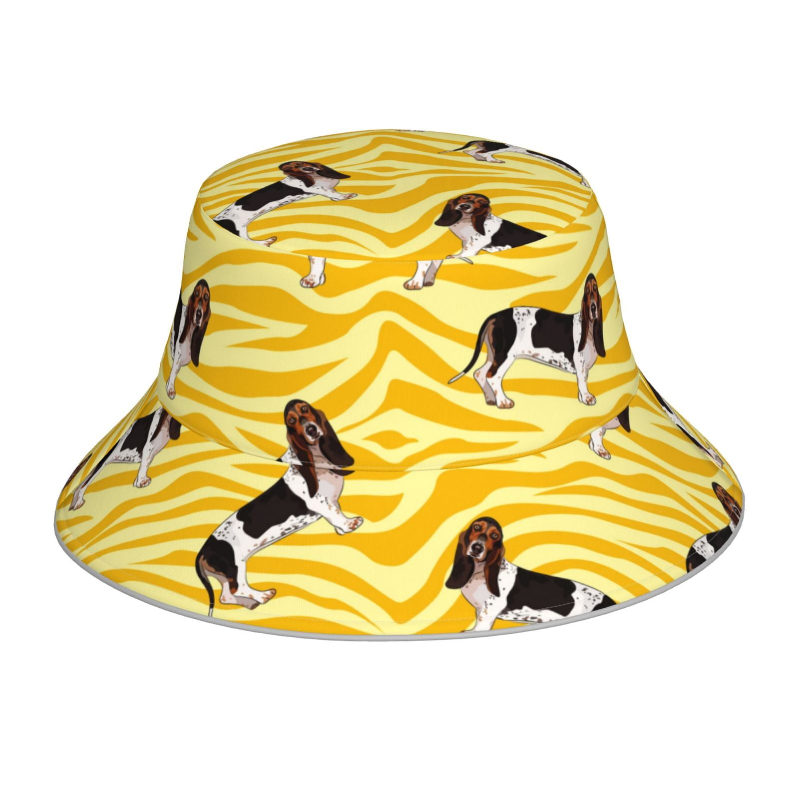 Bucket Hats for Men Woman - Beagle Dog funny Reversible Reflective-Brim ...