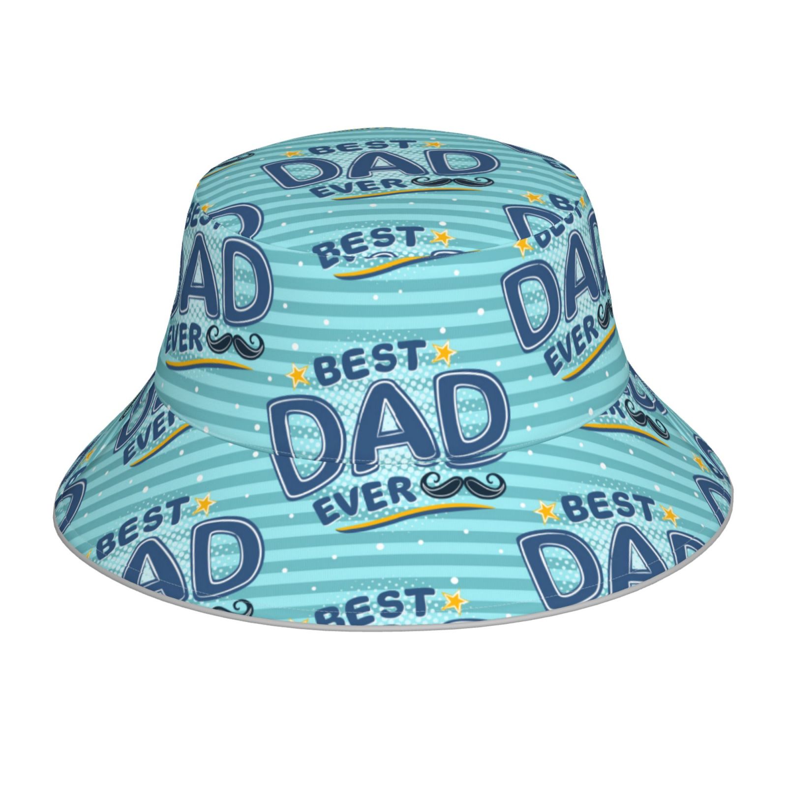Bucket Hats for Men Woman - Best Dad Ever Reversible Reflective-Brim ...