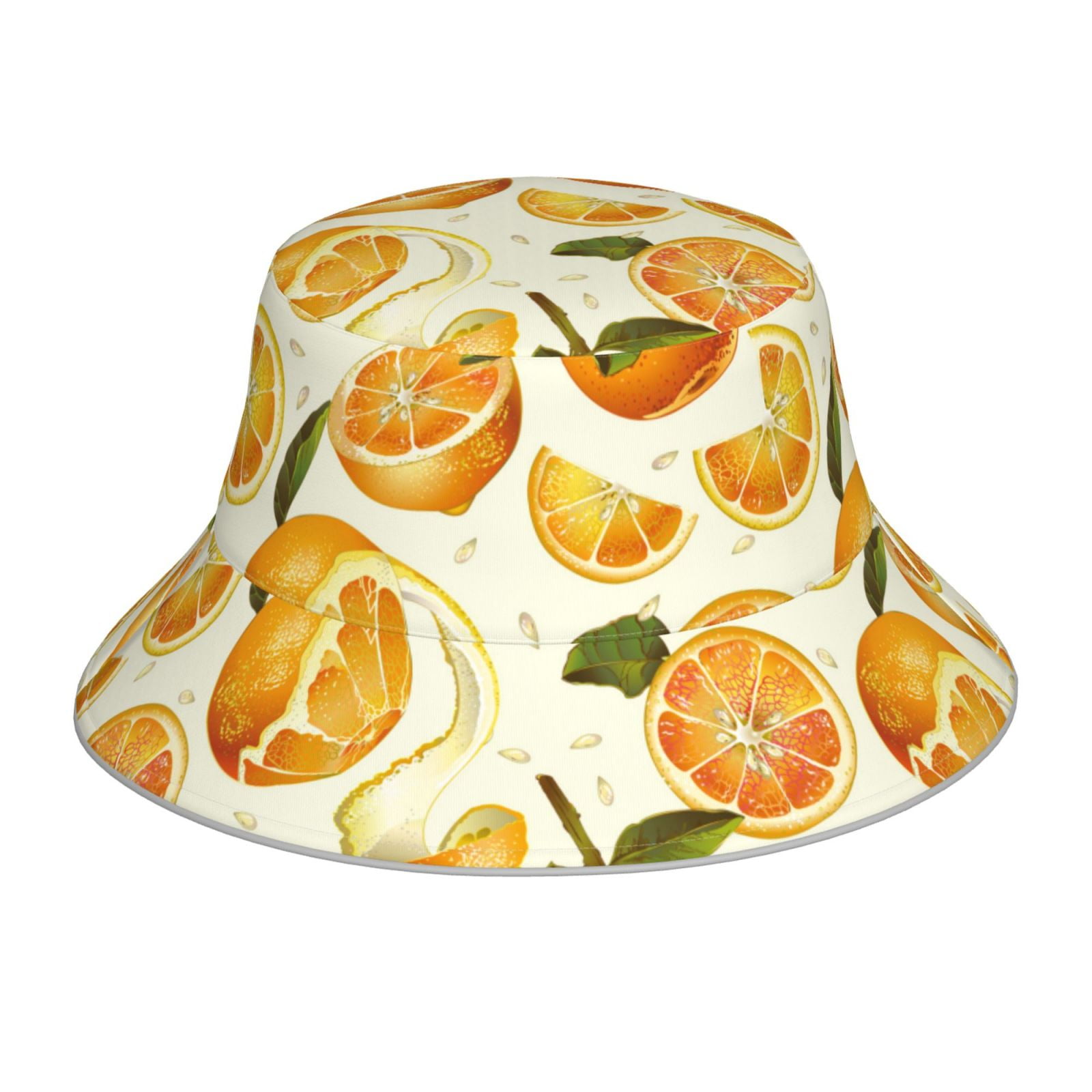 Bucket Hats for Men Woman - Cute Orange Honey Bee Reversible Reflective ...