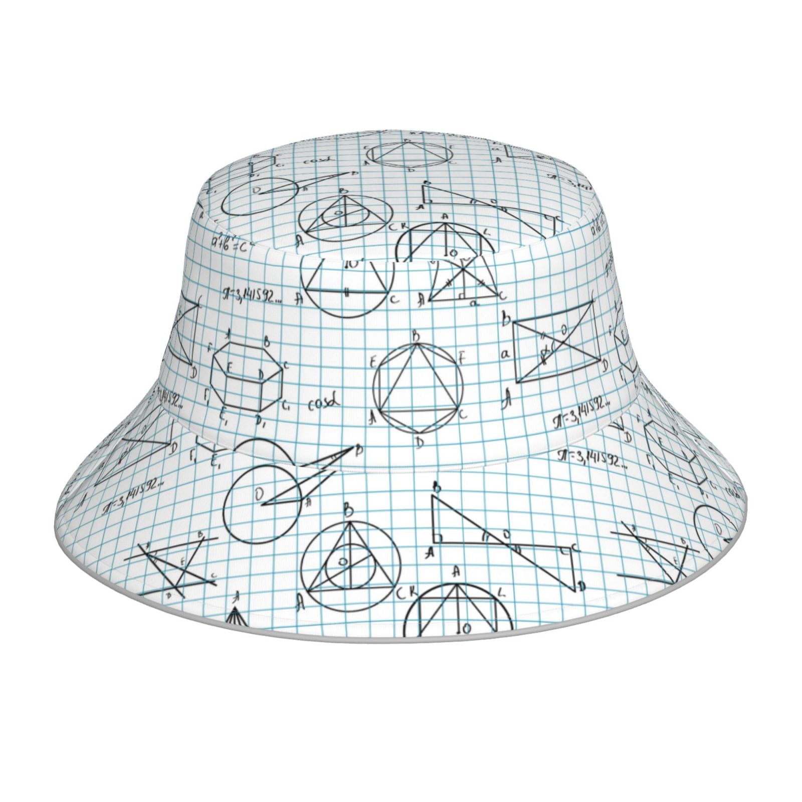Bucket Hats for Men Woman - Math equation Print Reversible Reflective ...