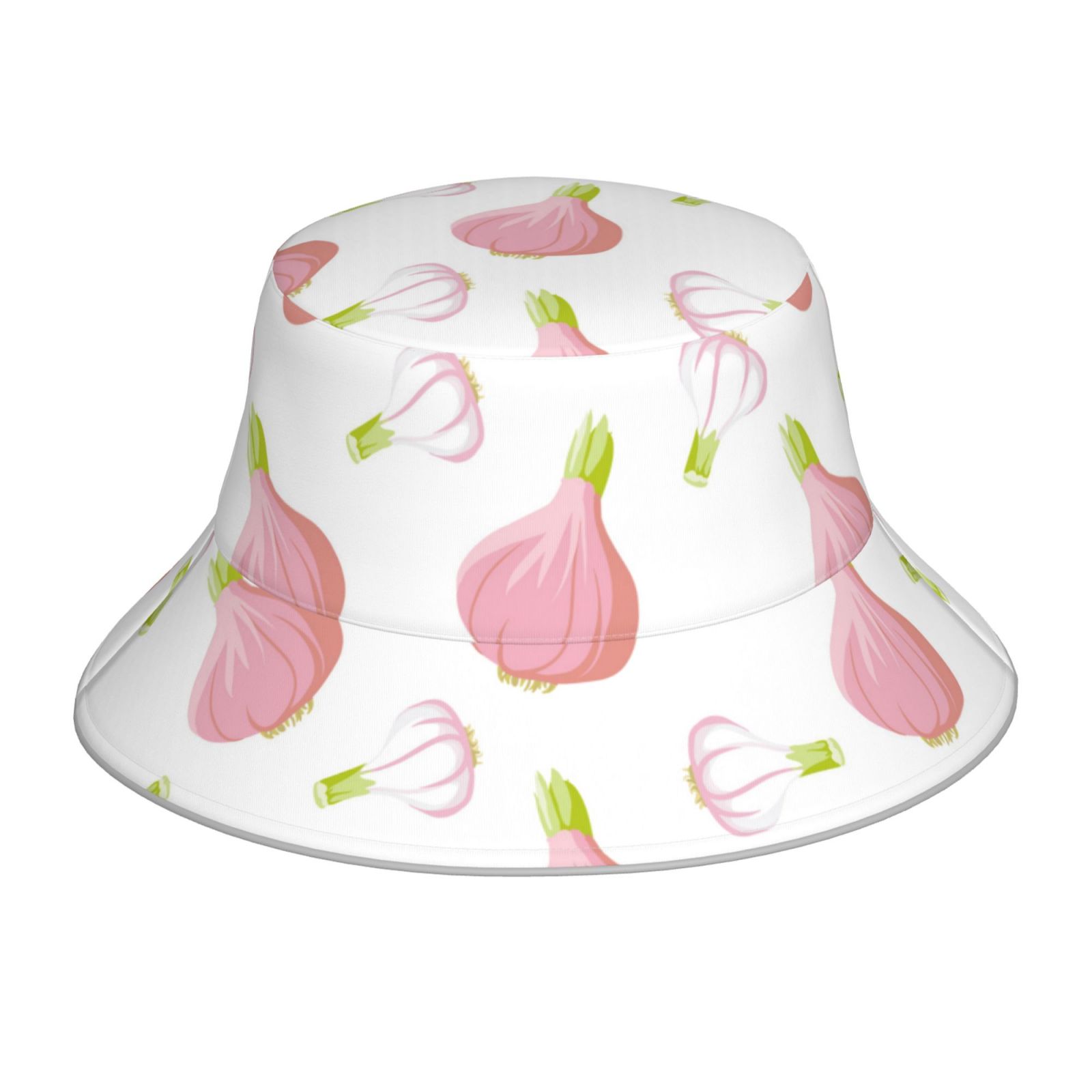 Bucket Hats for Men Woman - Onion Pattern cartoon Reversible Reflective ...