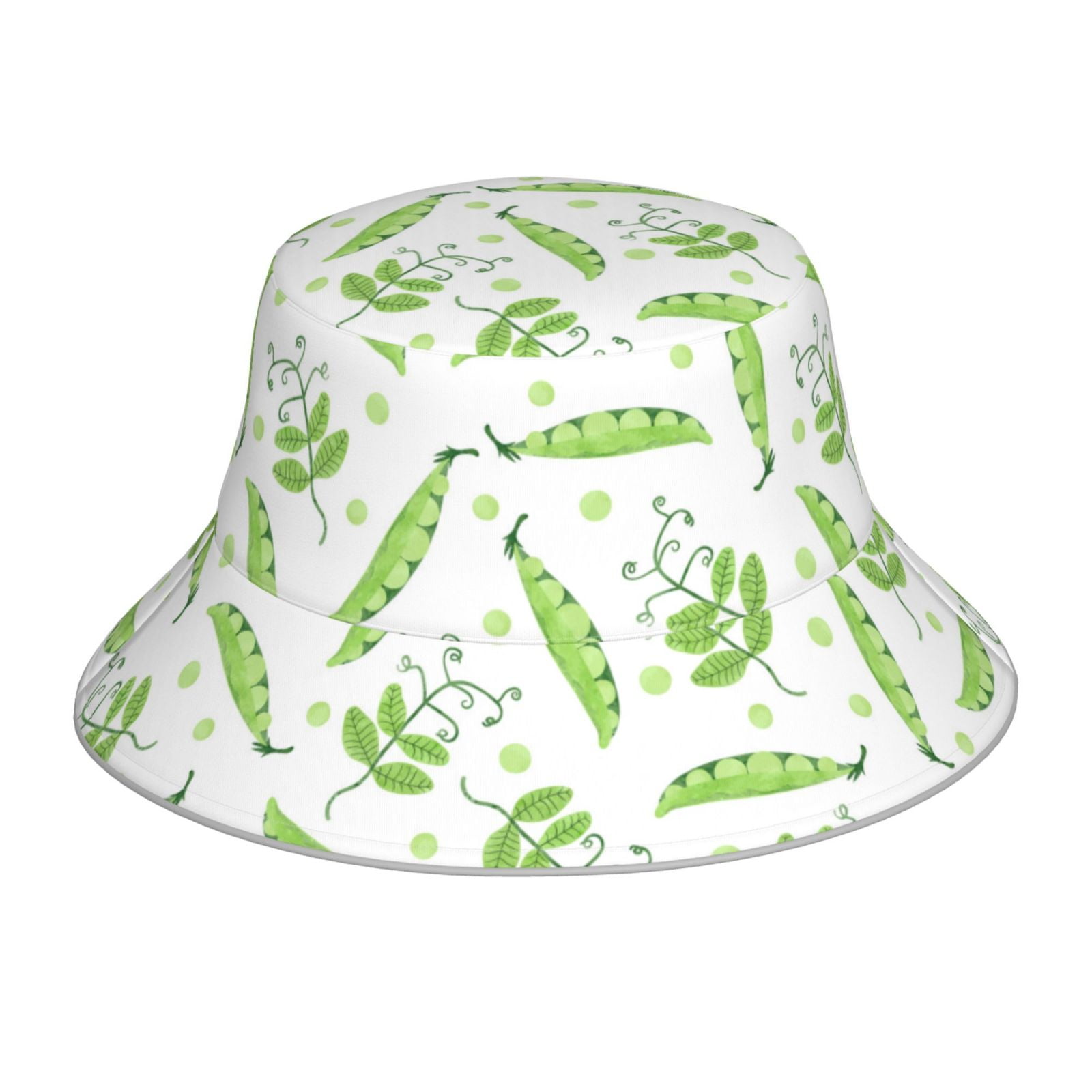 Bucket Hats for Men Woman - Peas Pattern green Reversible Reflective ...