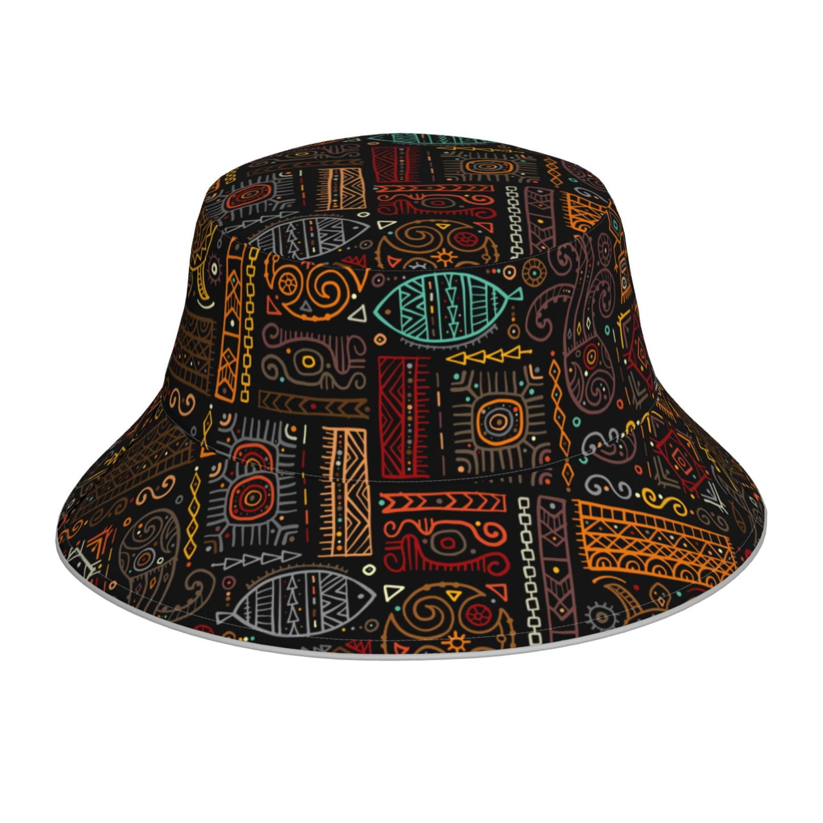 Bucket Hats for Men Woman - Polynesian Turtles Reversible Reflective ...