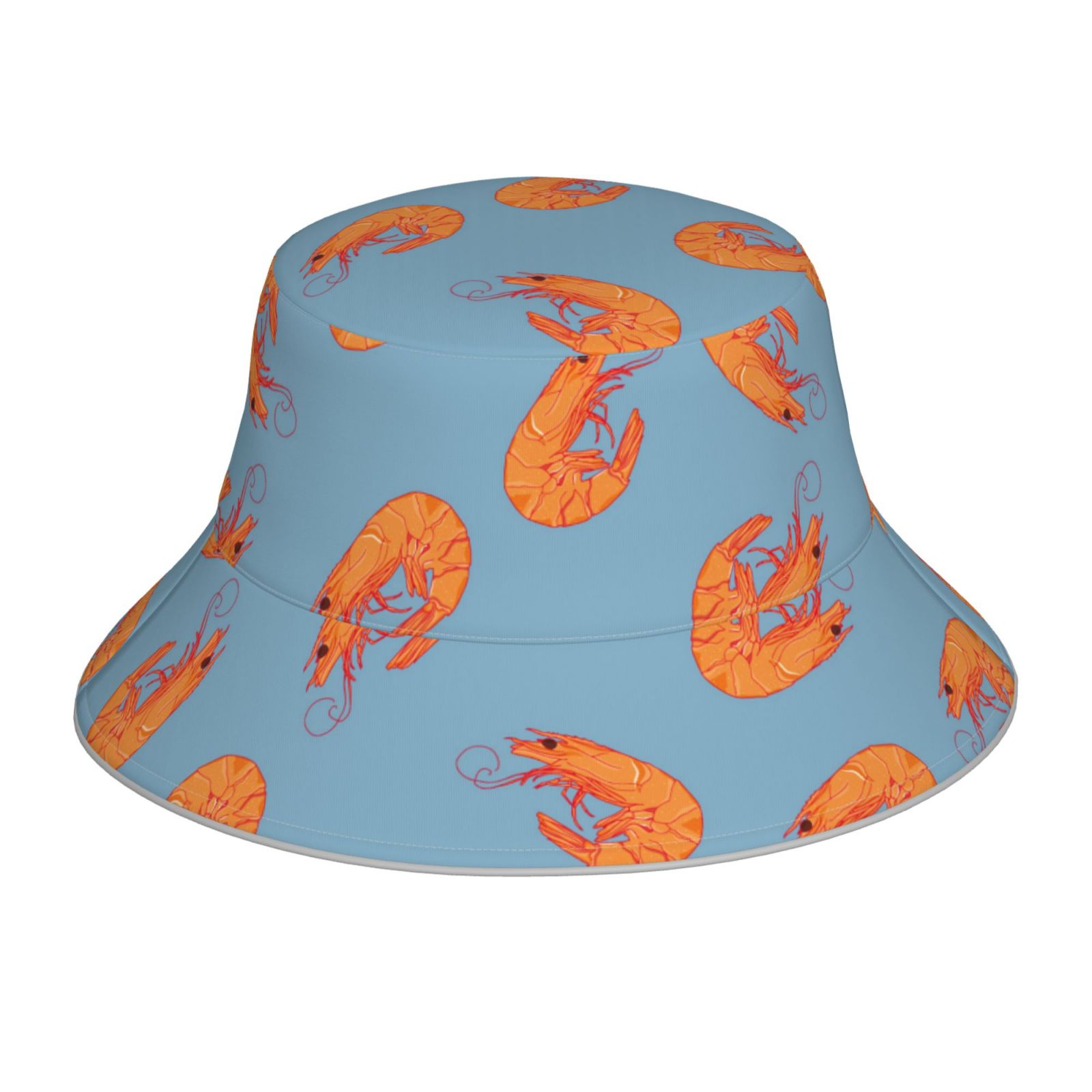 Bucket Hats for Men Woman - Shrimp No.9014 Reversible Reflective-Brim ...