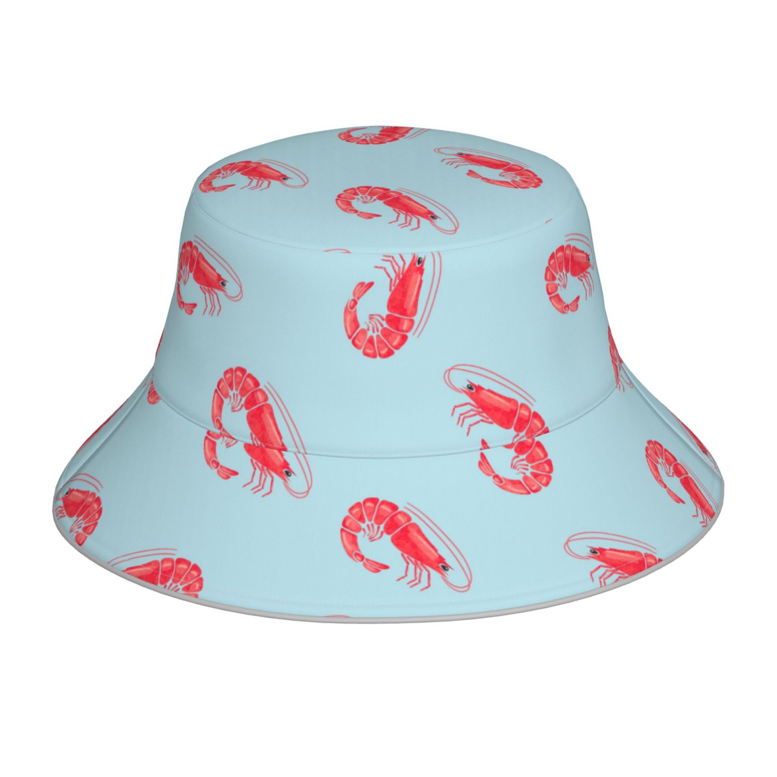 Bucket Hats for Men Woman - Shrimp No.9017 Reversible Reflective-Brim ...