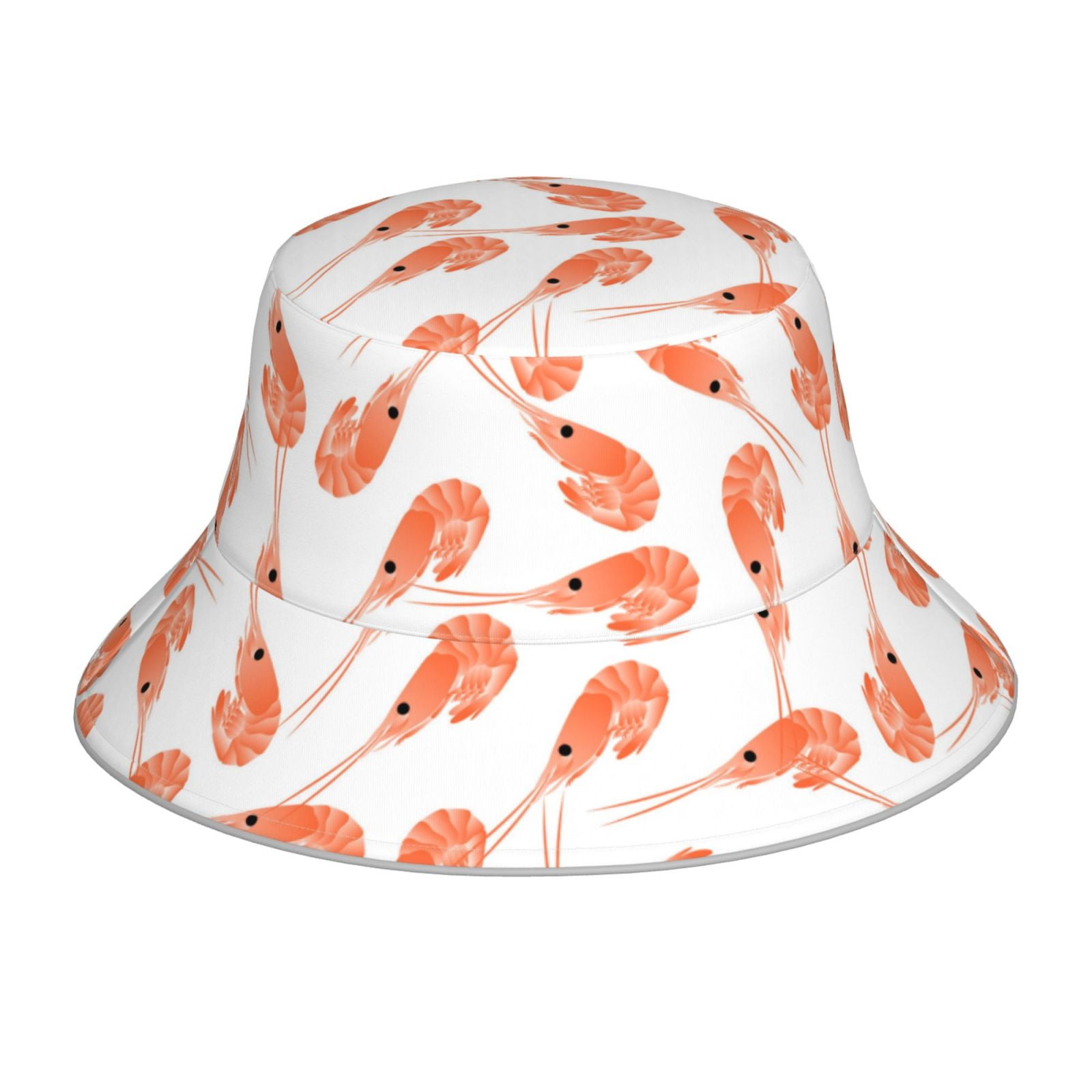 Bucket Hats for Men Woman - Shrimp Pattern No.J91 Reversible Reflective ...