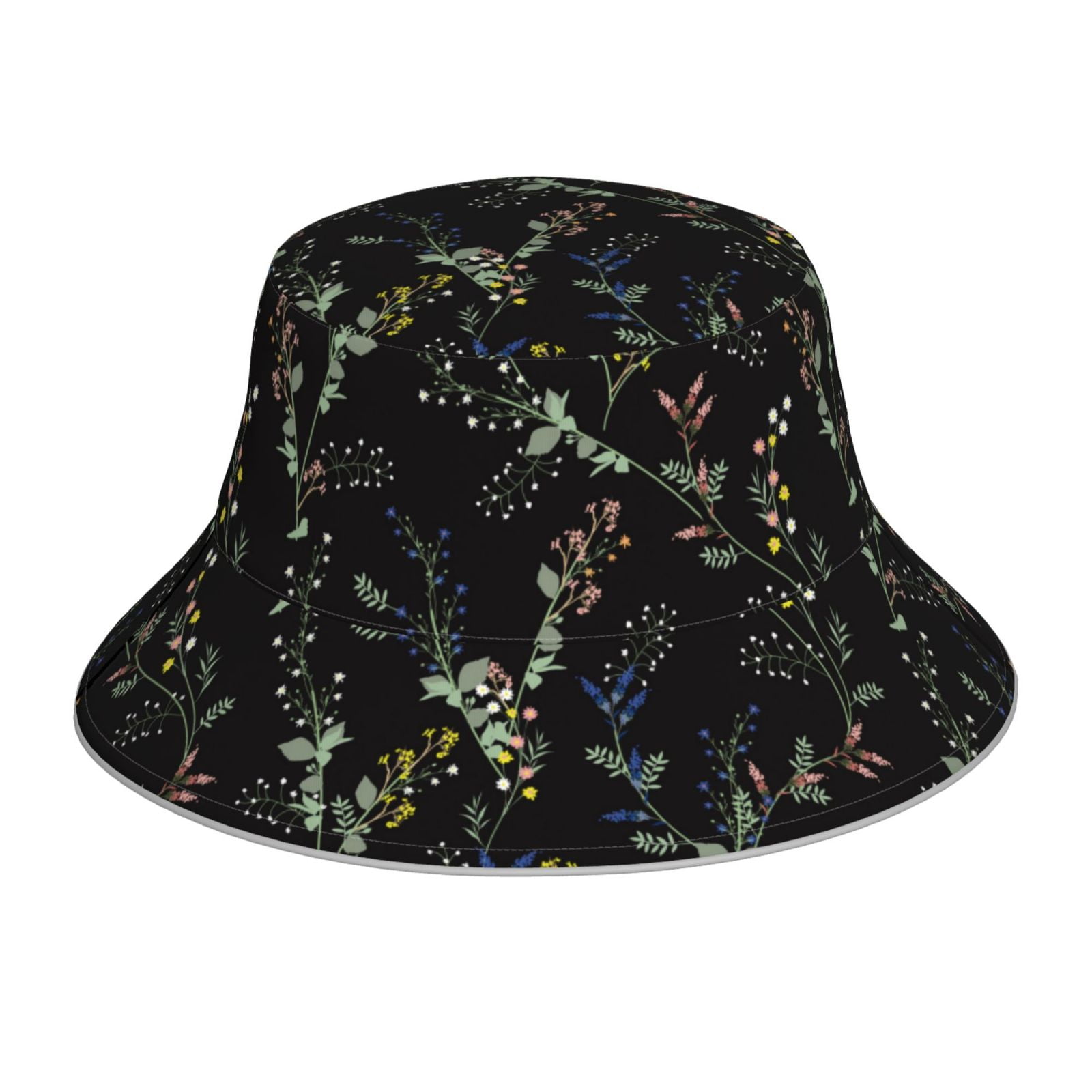 Bucket Hats for Men Woman - tree vine Reversible Reflective-Brim Beach ...