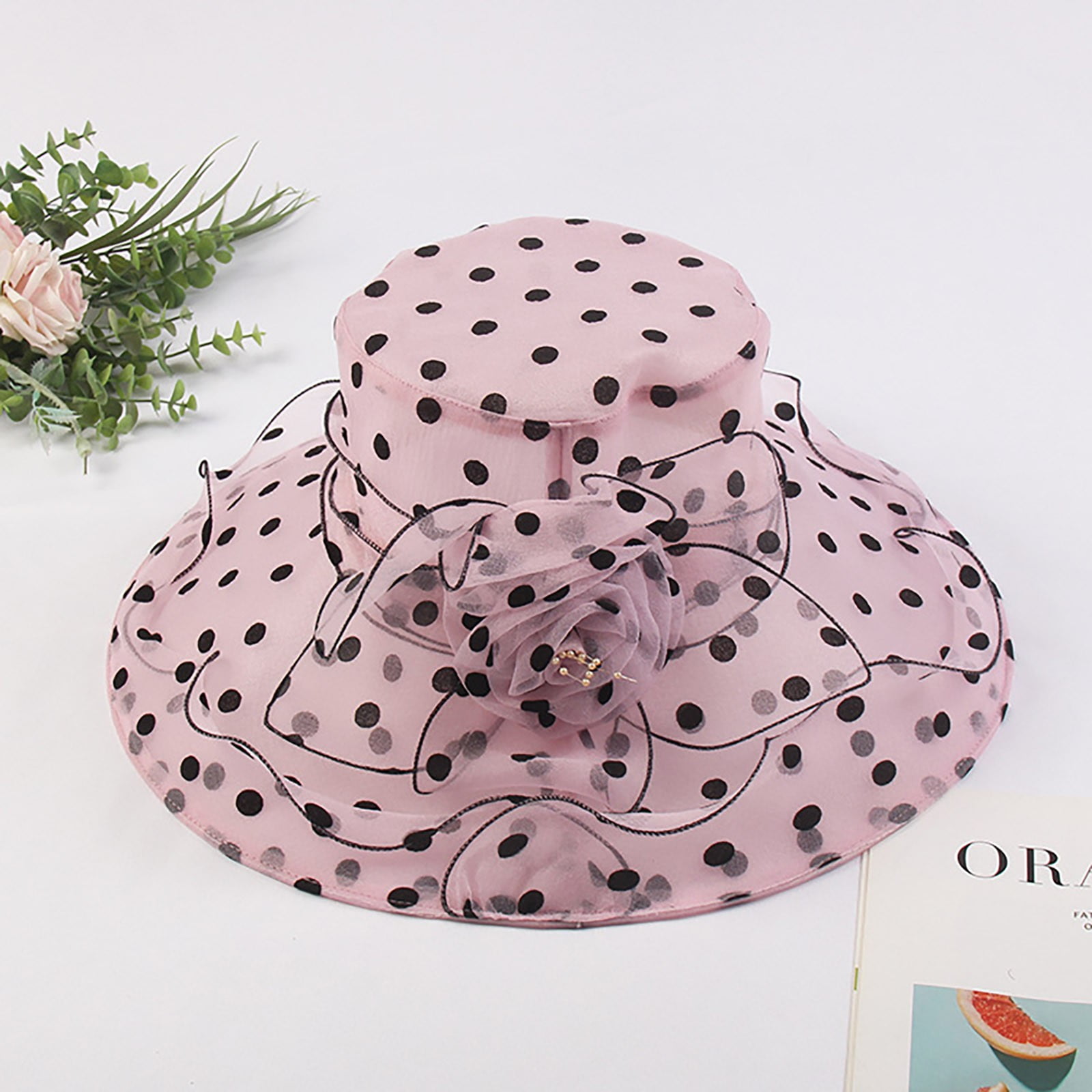 Bucket Hats Women's VisorsChurch Dress Hat for Women Black Fascinators ...