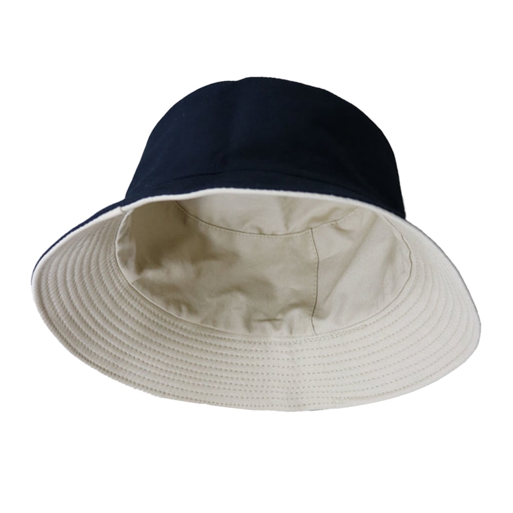 Bucket Hats for Hat Teens Fisherman's Caps Black+beige [double -sided ...