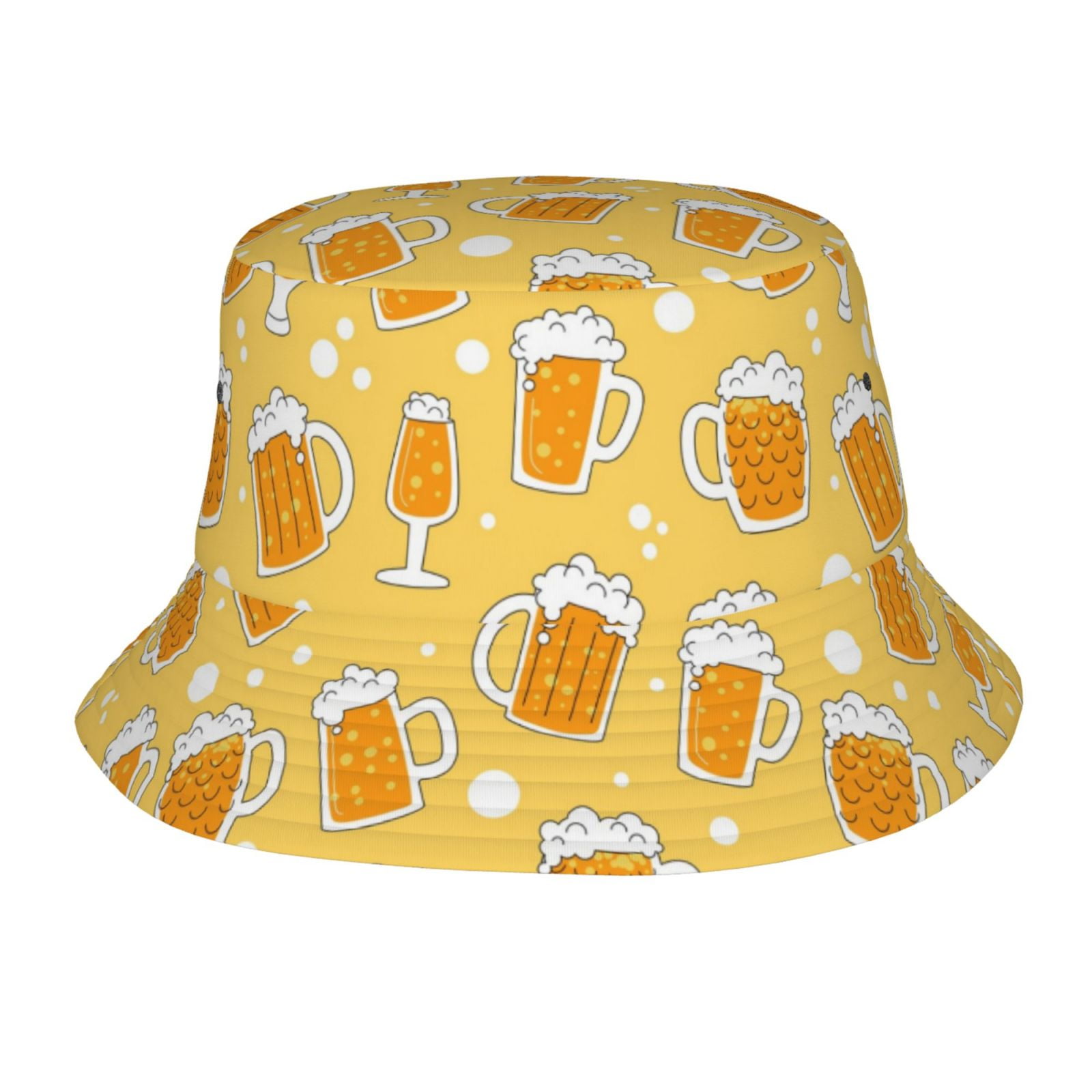 Bucket Hats for Men Women - Beer Casual Sun Hat for Beach, Travel, Golf ...