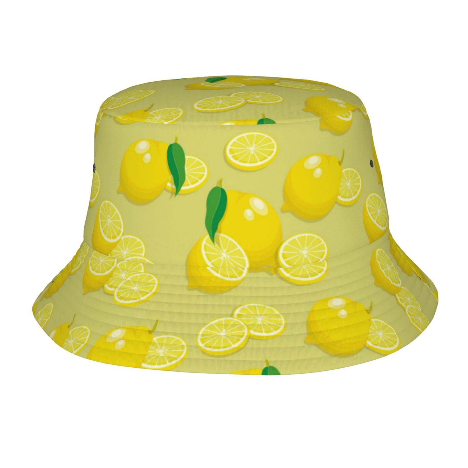 Bucket Hats for Men Women - Bright Lemons Casual Sun Hat for Beach ...