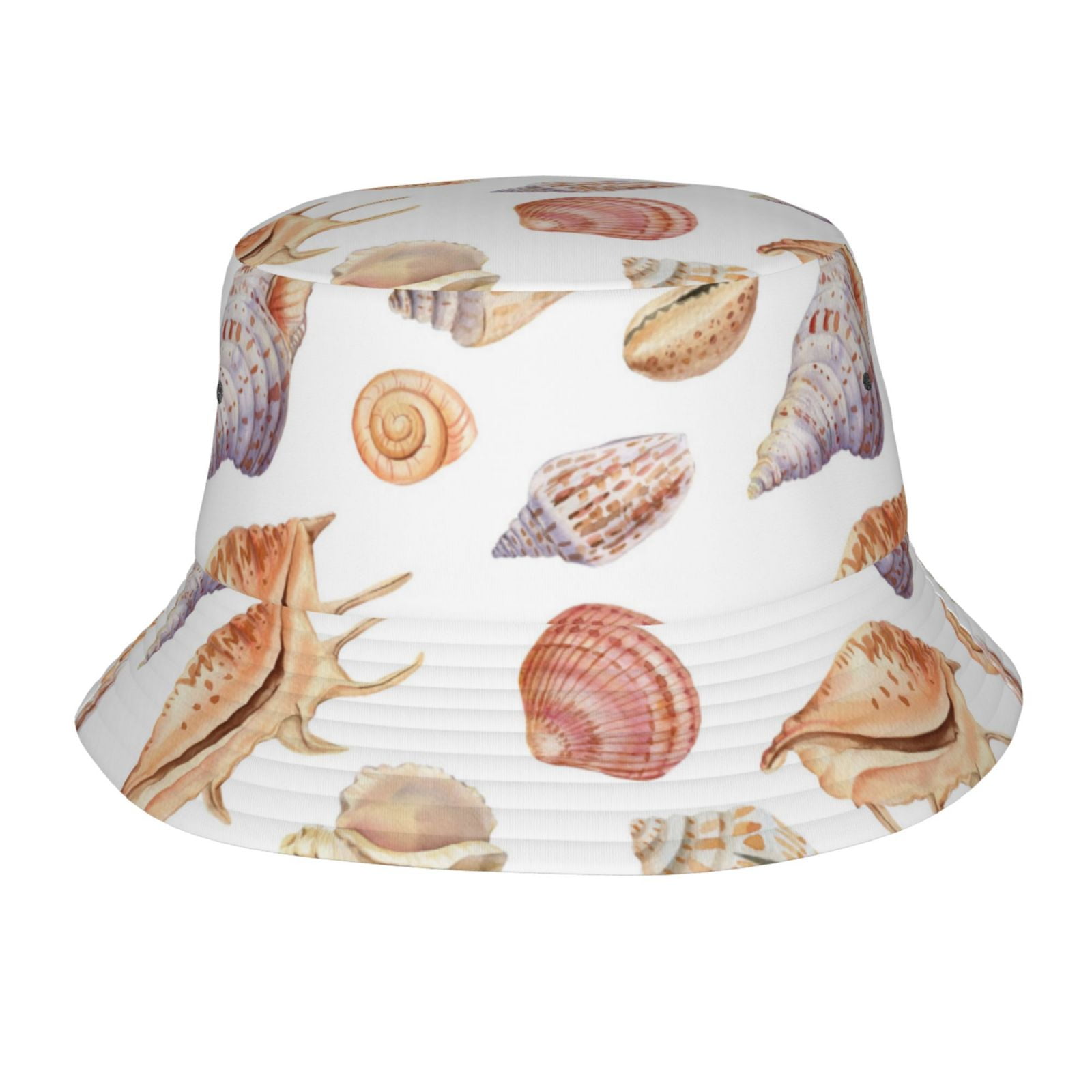 Bucket Hats for Men Women - Conch Shell No.J924 Casual Sun Hat for ...