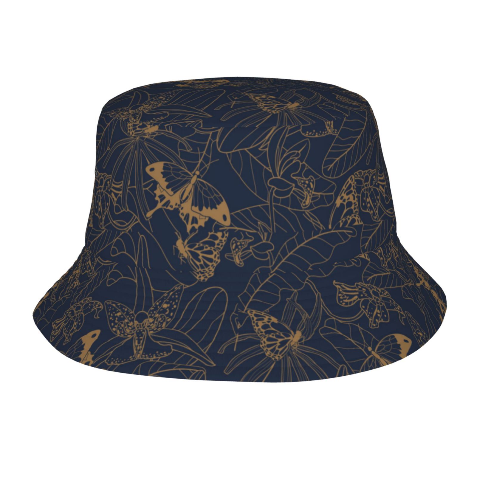 Bucket Hats for Men Women - Tropical Butterfly Casual Sun Hat for Beach ...