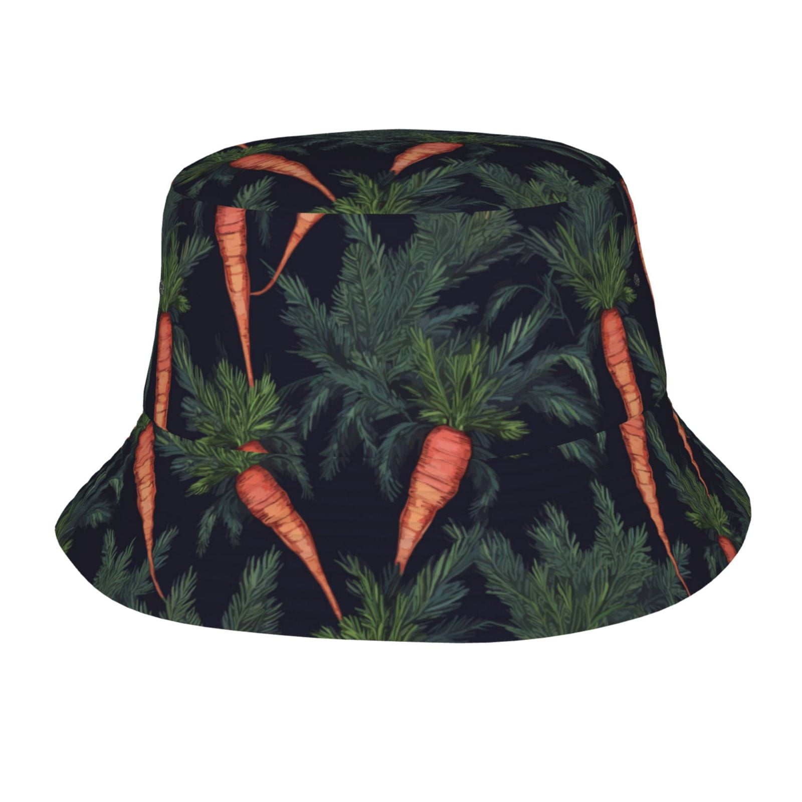 Bucket Hats for Men Women - leaf Carrot Pattern Casual Sun Hat for ...