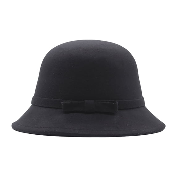Bucket Hats for Women 1920s Cloche Winter Wool Crushable Bowler Vintage ...