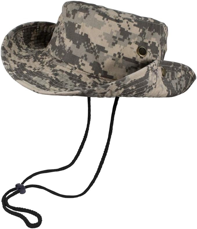 Bucket Hats with String Wide Brim Hiking Fishing UV Sun Protection ...
