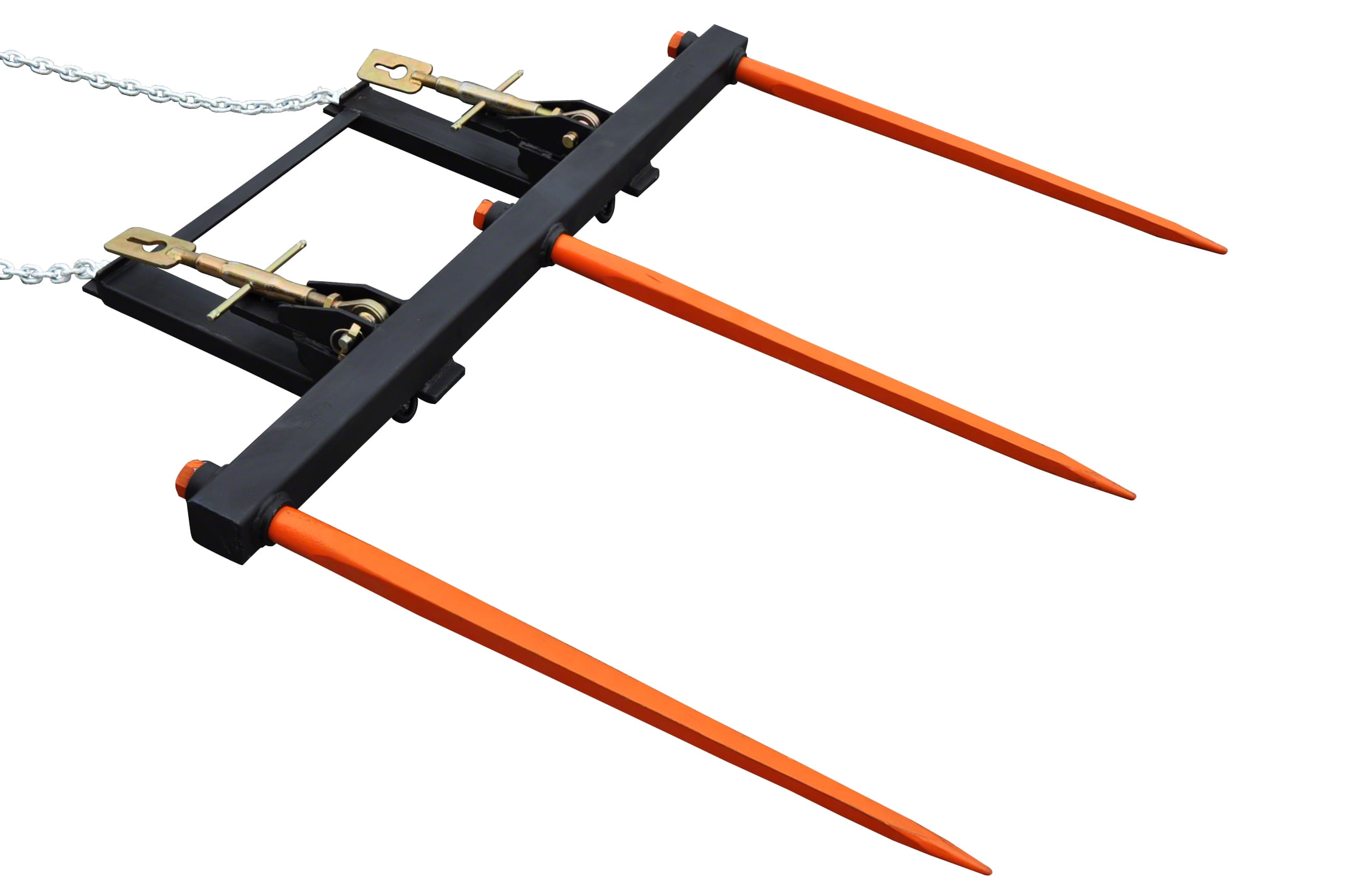 Bucket Hay Bale Spear Attachment w/ 3 x 39" Prongs. Rated 3000 Lb - Sr ...