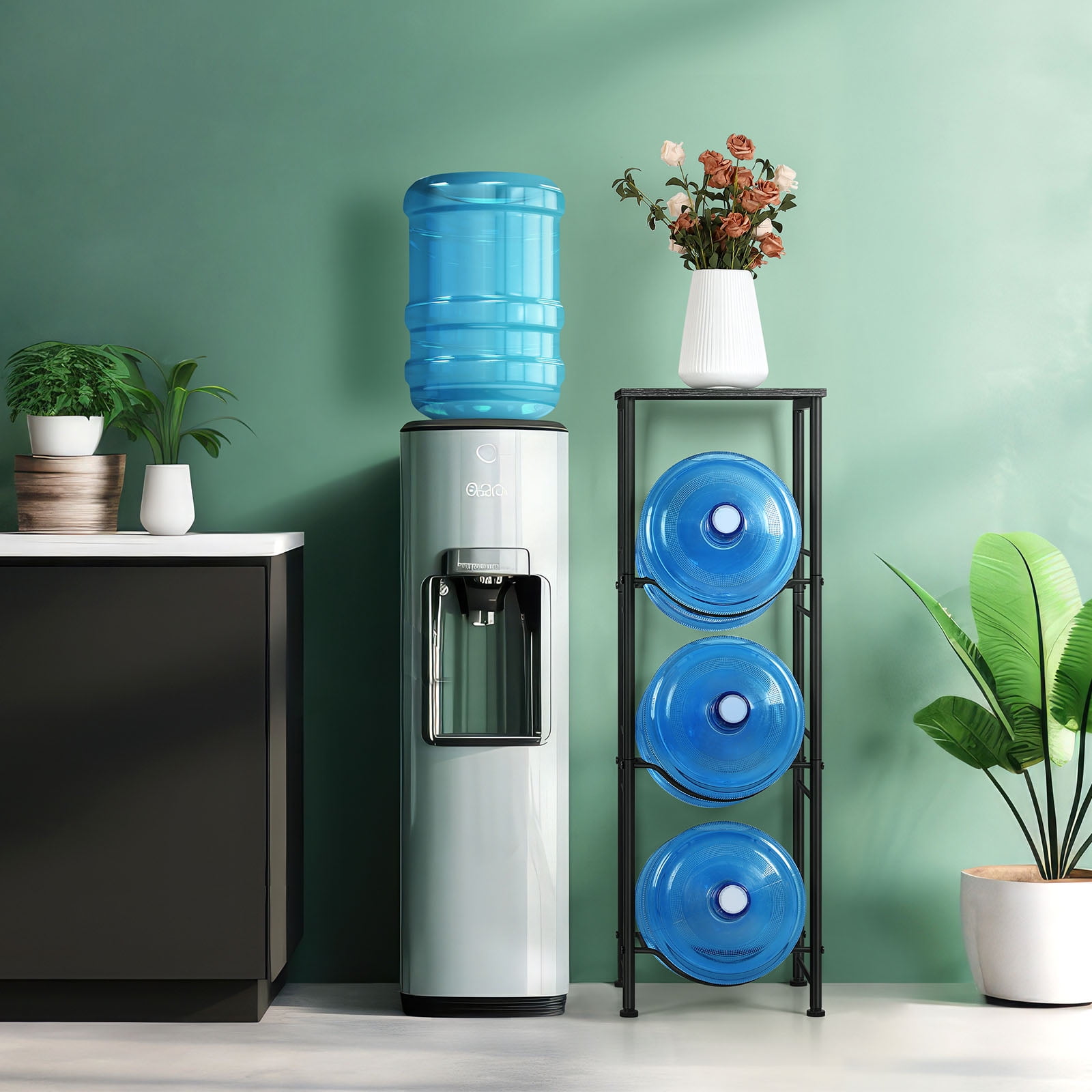 Bucket Holder with Storage Shelf - Walmart.com