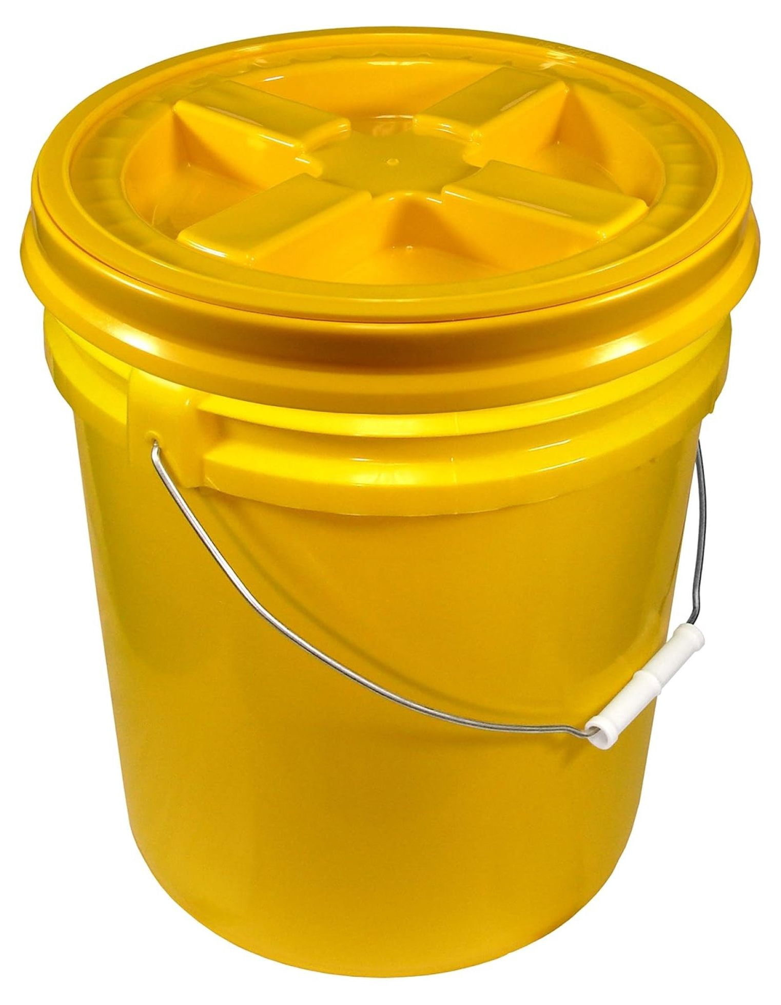 Bucket Kit, One Yellow 5 Gallon 90 mil Bucket with Yellow Gamma Seal ...