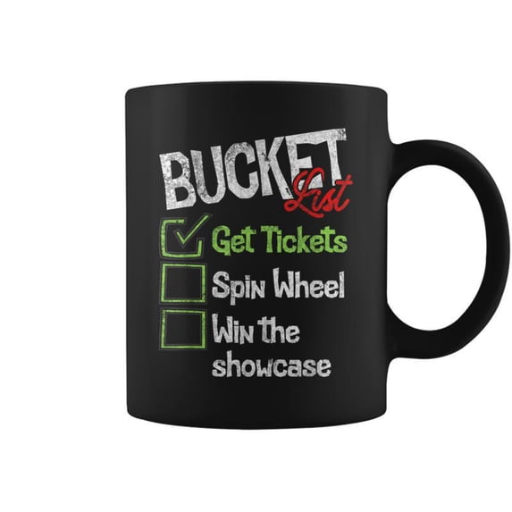 Bucket List Get Tickets Win Game Show Lucky Contestants Coffee Mugs ...