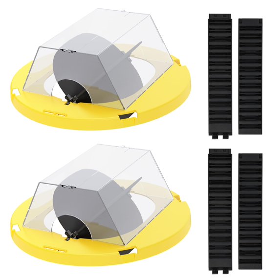 Bucket Mouse Trap,Mouse Bucket Trap Lid,5 Gallon Transparent Mouse ...