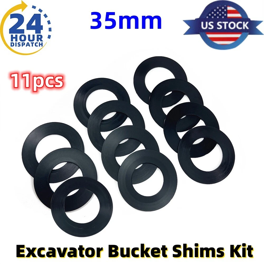 Bucket Pin Shim Kit 35Mm For Excavator And Skid Steer.Bobcat Cat Deere ...