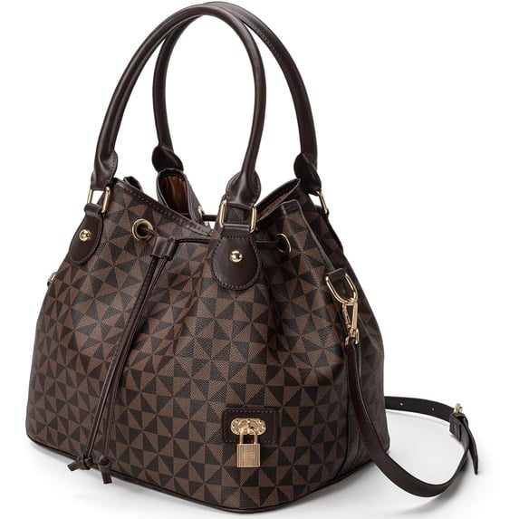 Bucket Purse for Women With Chic West Hobo Style, Drawstring Shoulder ...