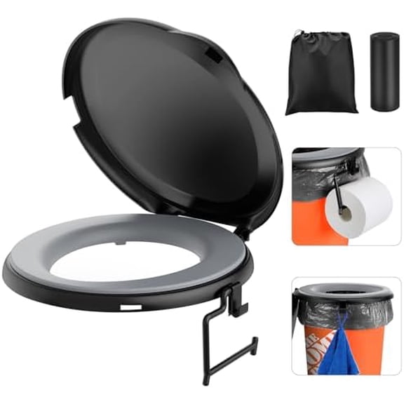 Portable Toilets for Camping RV and Outdoor Use with 5 Gallon Capacity