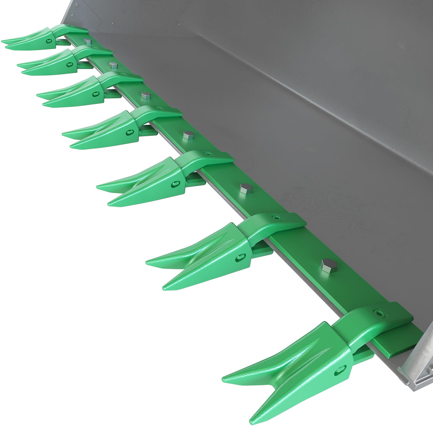 Bucket Tooth Bar, Heavy Duty Tractor Bucket 6 Teeth/7 Teeth Bar for ...