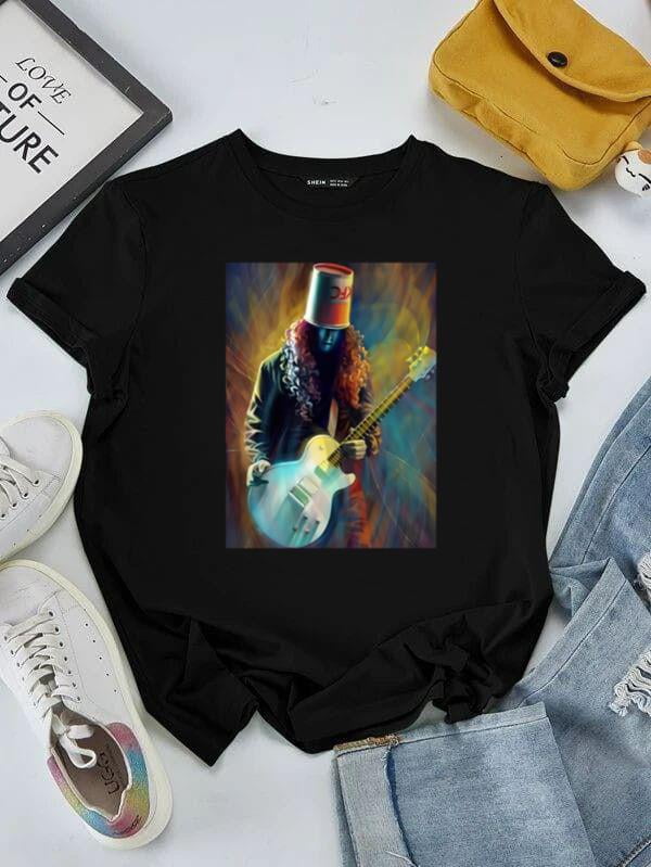 Buckethead Guitar Virtuoso Avant-Garde Music Fan Gift Tee Unisex tee ...