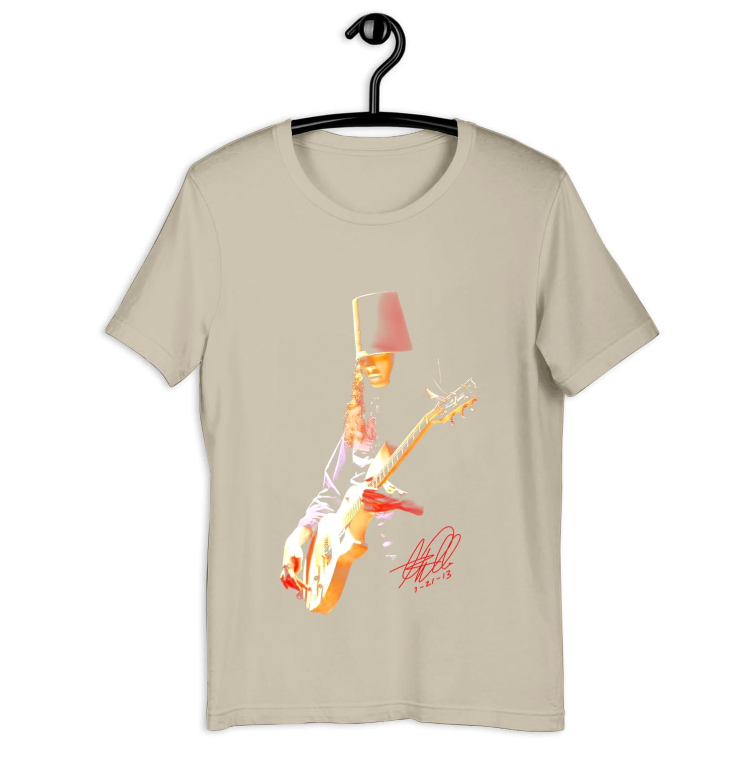 Buckethead rock music guitar legend T Shirt Black Size S-5XL Short ...